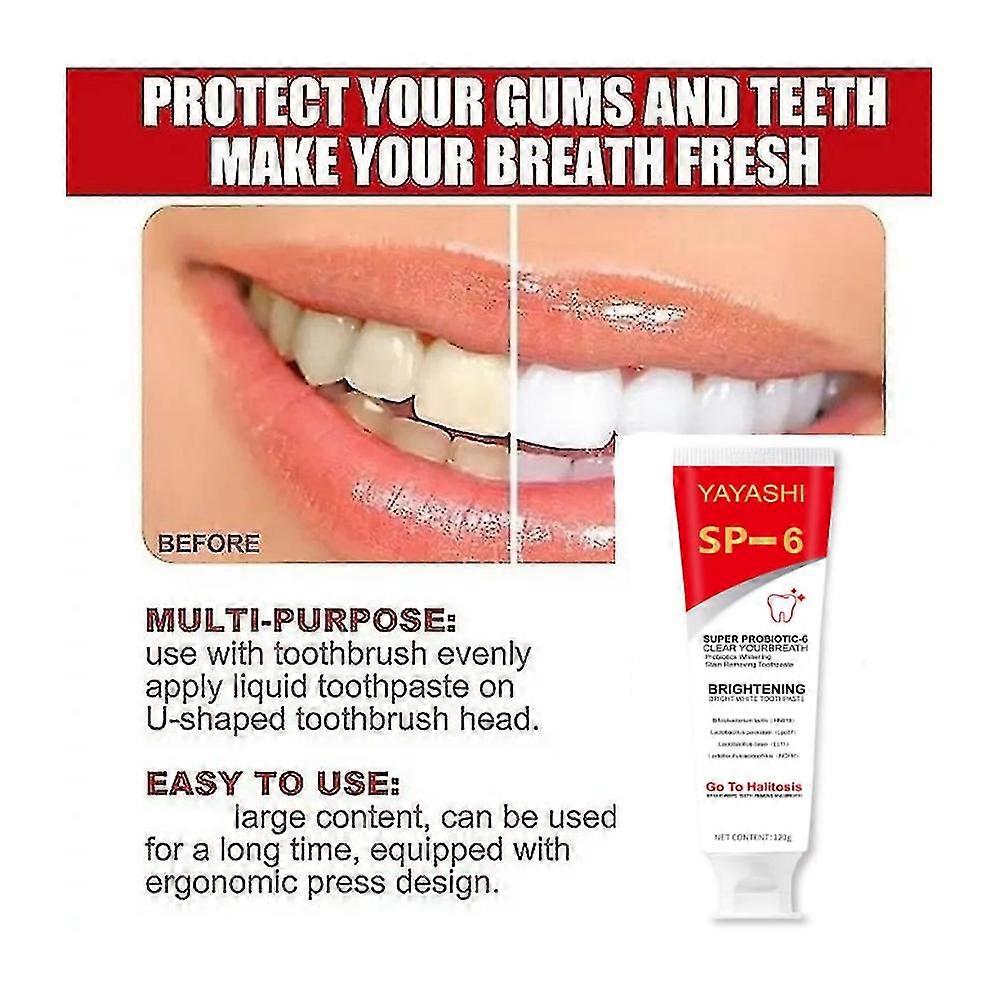 3pcs SP-6 Probiotic Whitening Toothpaste | Fruugo AU