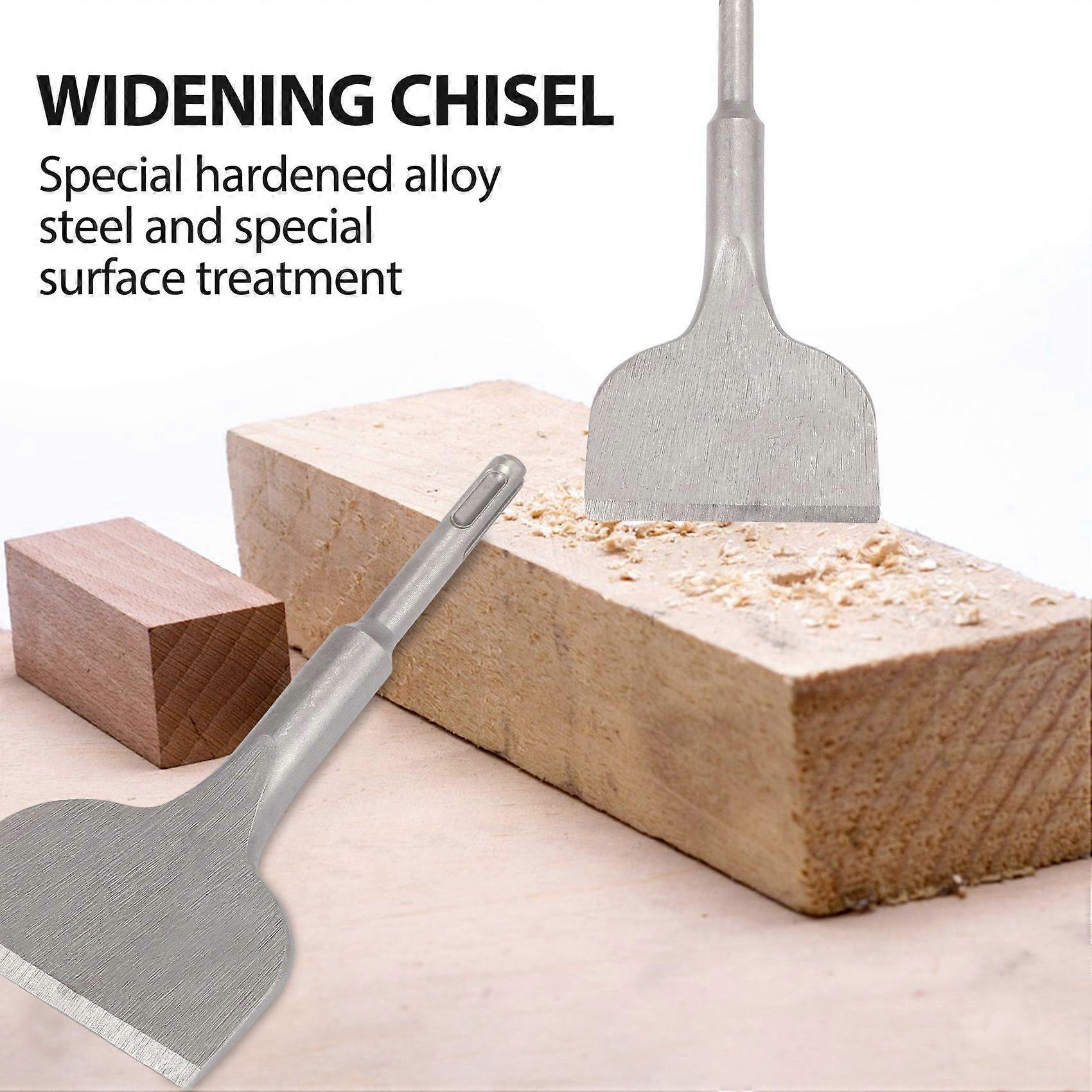 Sds Plus Shank 3-In Wide Electric Hammer Chisel Angled Heavy Duty Bent ...