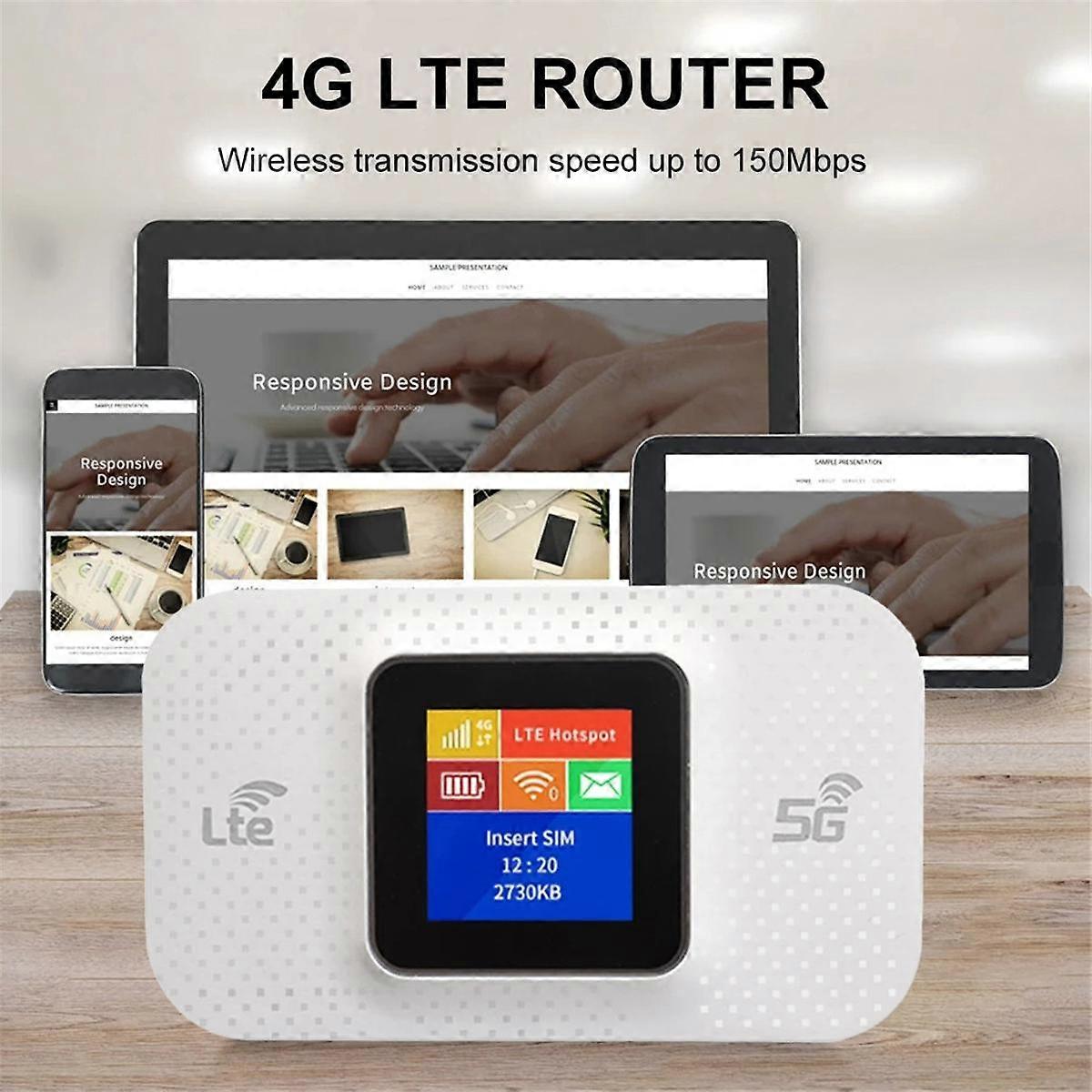 H807Pro 4G Lte WiFi Router with Sim Card Slot 150Mbps Wireless Router ...
