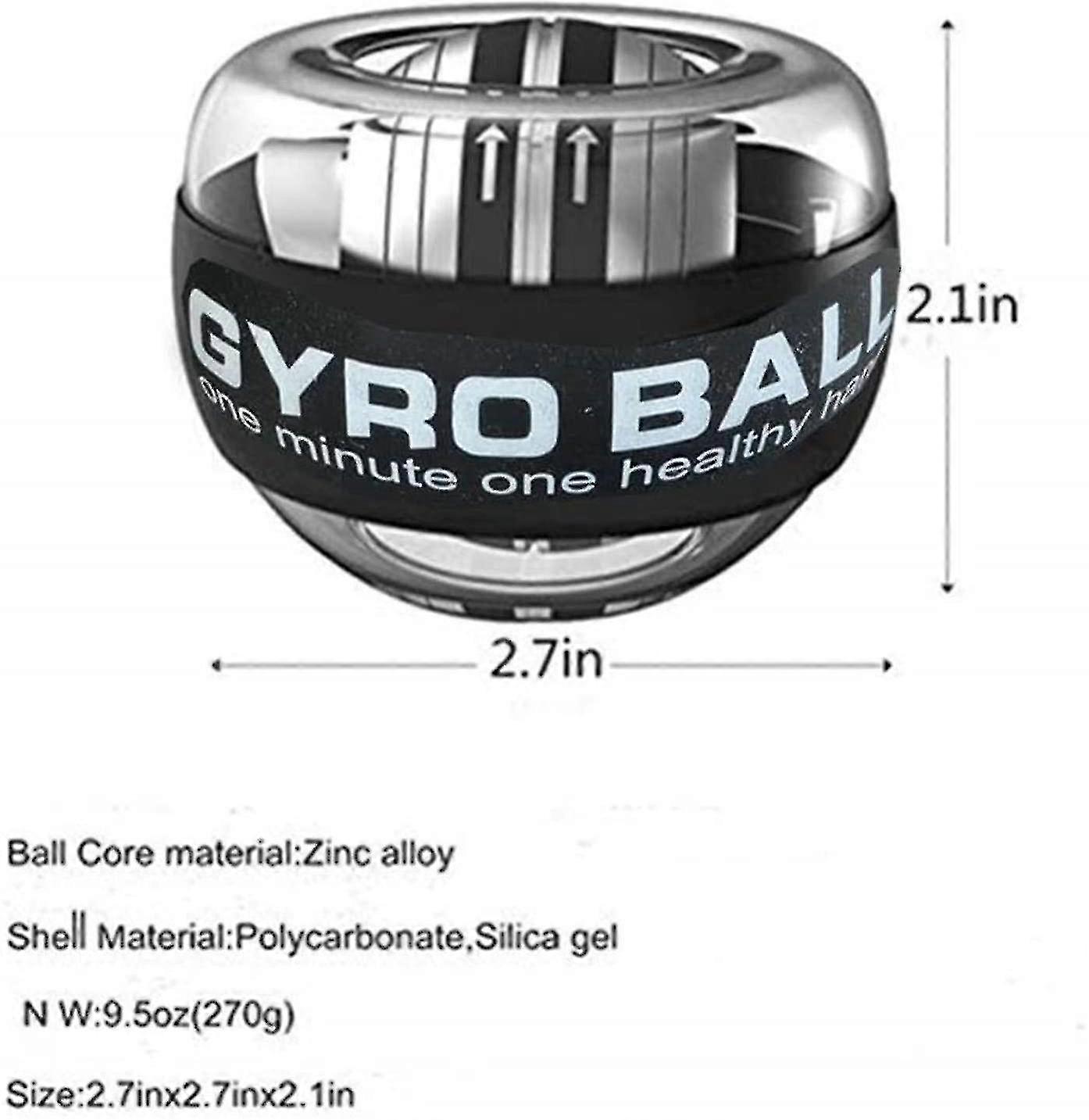 Self-starting Wrist Gyro Ball, Wrist Strengthening Device, Hand ...