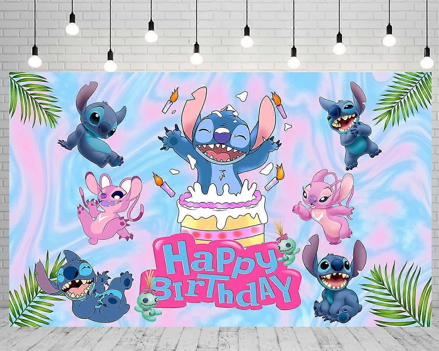 Summer Hawaiian Aloha Backdrop for Lilo and Stitch Theme Birthday Party ...