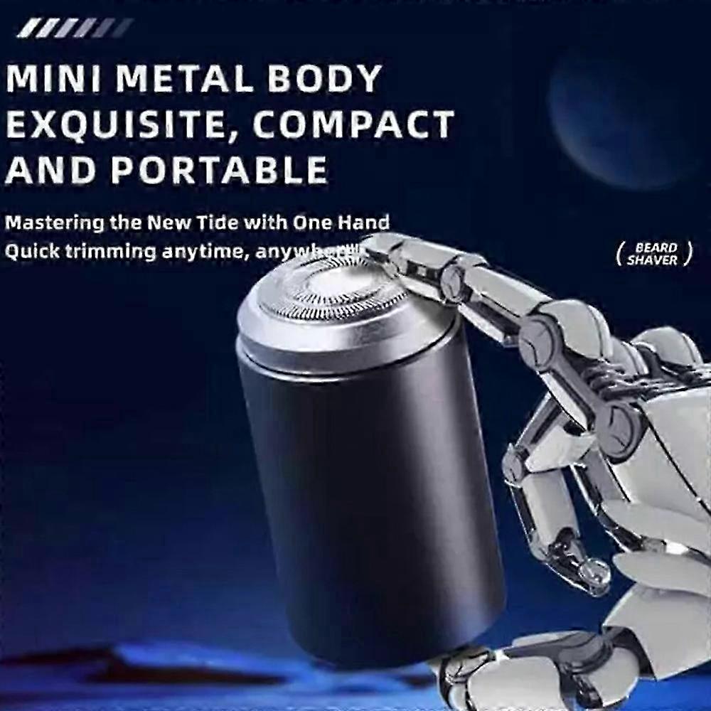 Mini Portable Electric Shaver Quick Cleaning Strong High Speed Type-c ...