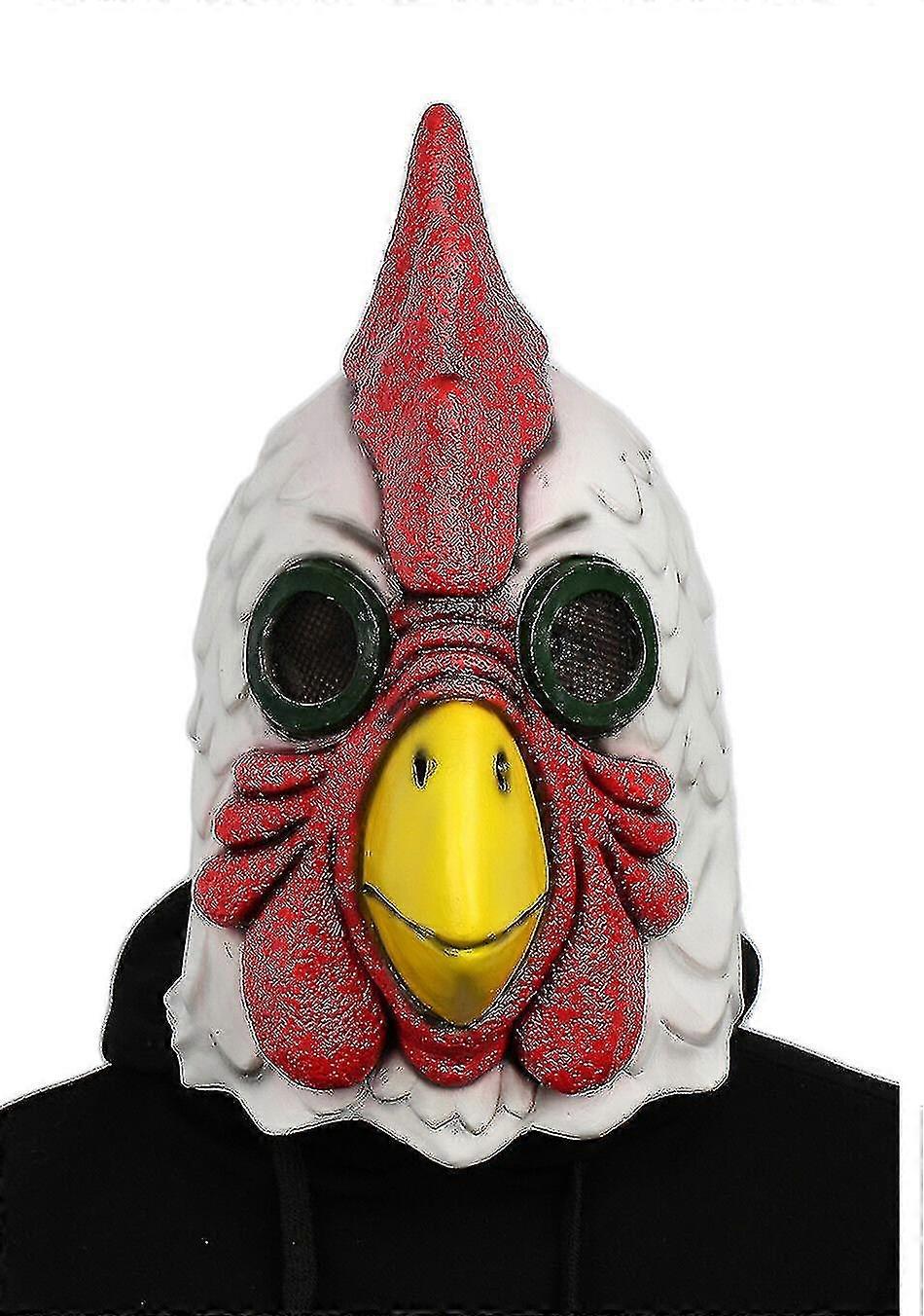Richard Rooster Mask Hotline Miami Game Cosplay Prop Latex Halloween ...