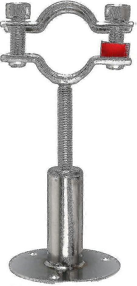 Stainless Steel Wall Mount Ceiling Mount Pipe Supports, 2pcs Adjustable ...