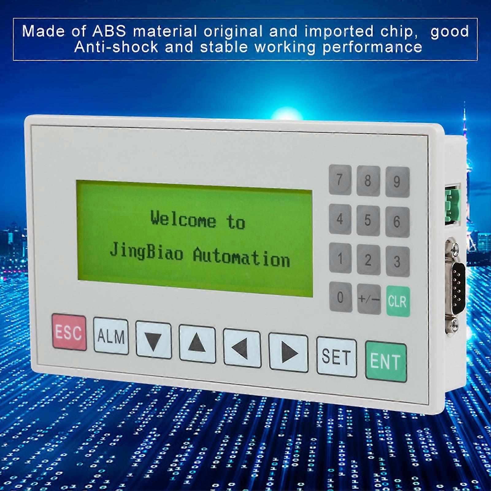 3.7 inch Text Display HMI Support S485/RS232 Communication Port For PLC ...