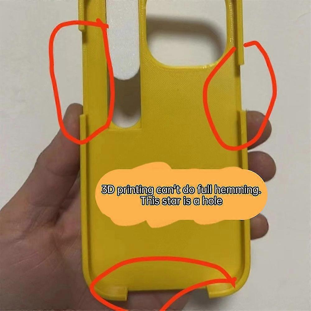 3D Printed Sliding Middle Finger Phone Case Toy - Ya | Fruugo UK