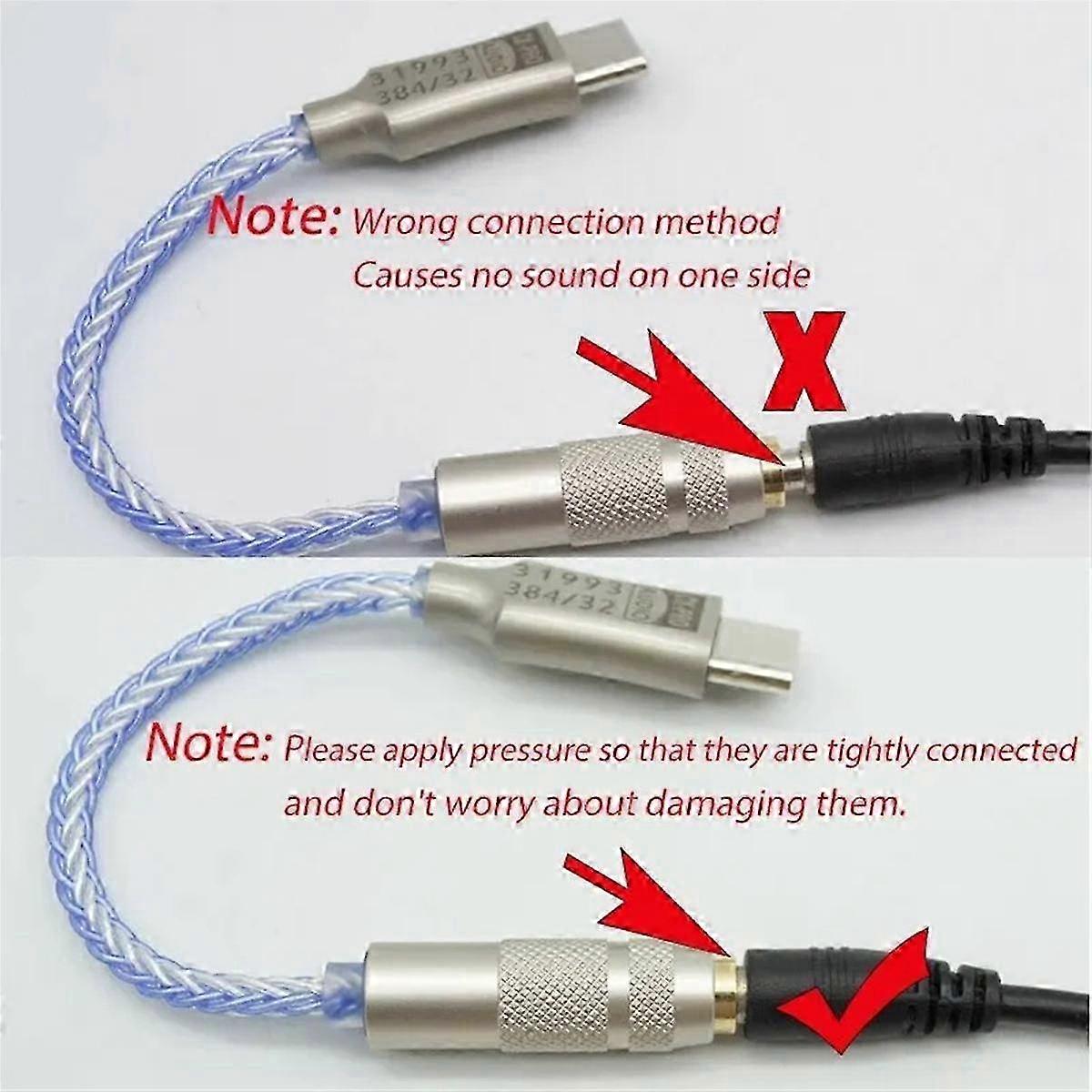 CX31993 HiFi DAC Type C to 3.5mm Headphone Amplifier Audio Decoder IEM AMP Mobile Phone Adapter ...