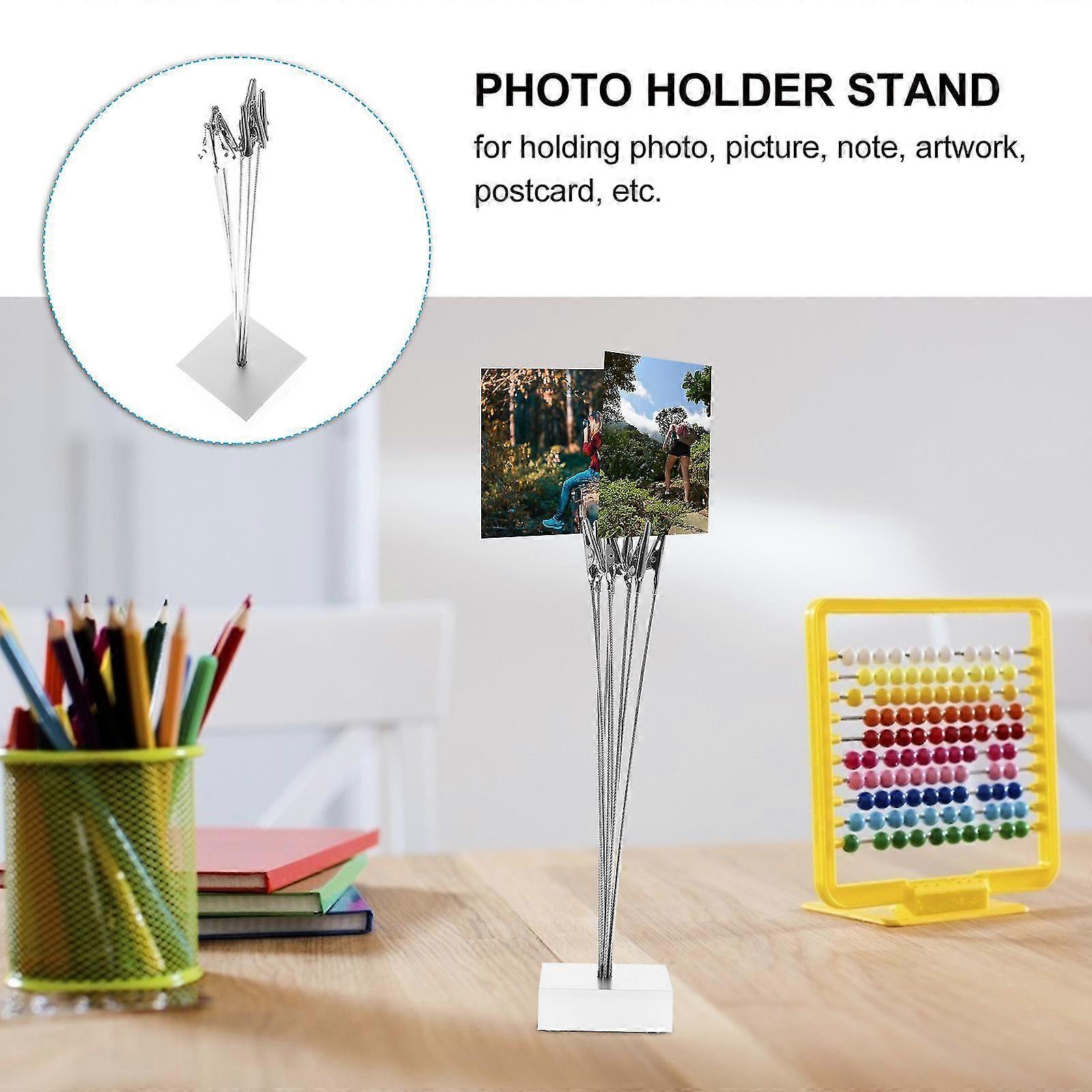 Picture Frame Holder Stand Wedding Table Number Clip Picture Holder ...