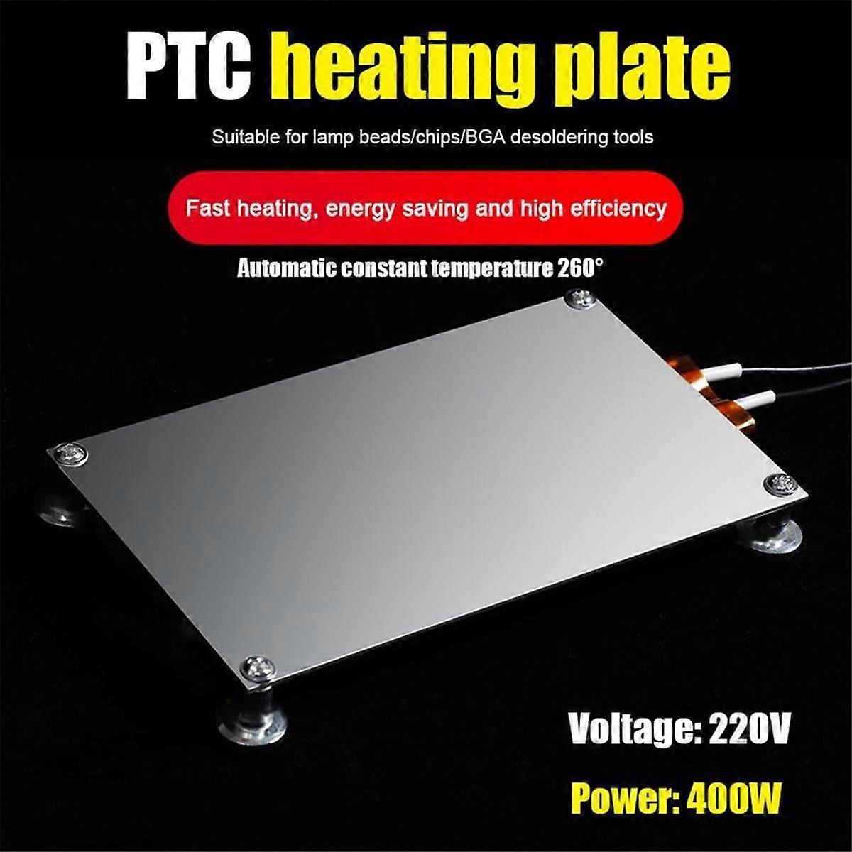 400W PTC Heating Plate Chip BGA Soldering Ball Split Aluminum LED ...