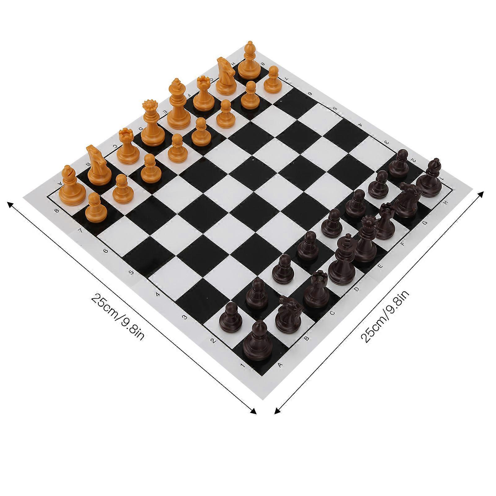 Portable International Chess Draughts Set, Travel Game | Fruugo UK
