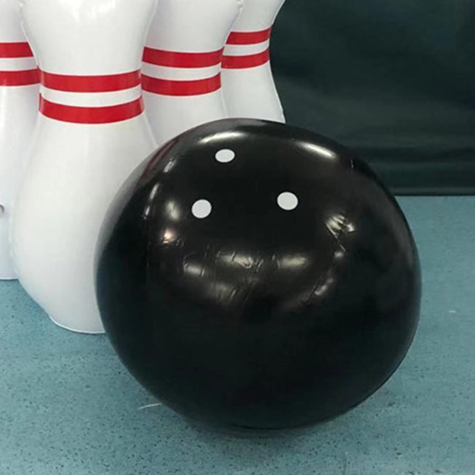 Set Giant Inflatable Bowling 6 Huge Pins 1 Bowling Ball for Family ...