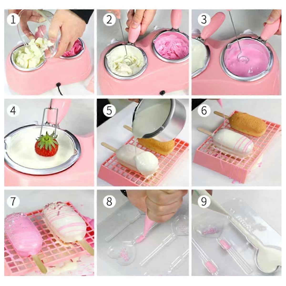 Electric Double Boiler Chocolate Melting Furnace, Double Speed Warm Pot ...