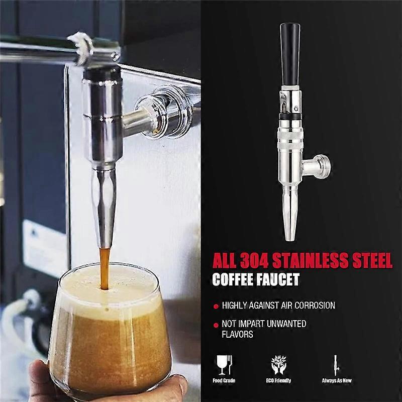 Stout Beer Coffee Faucet Stainless Steel Nitrogen Keg Draft Faucet ...