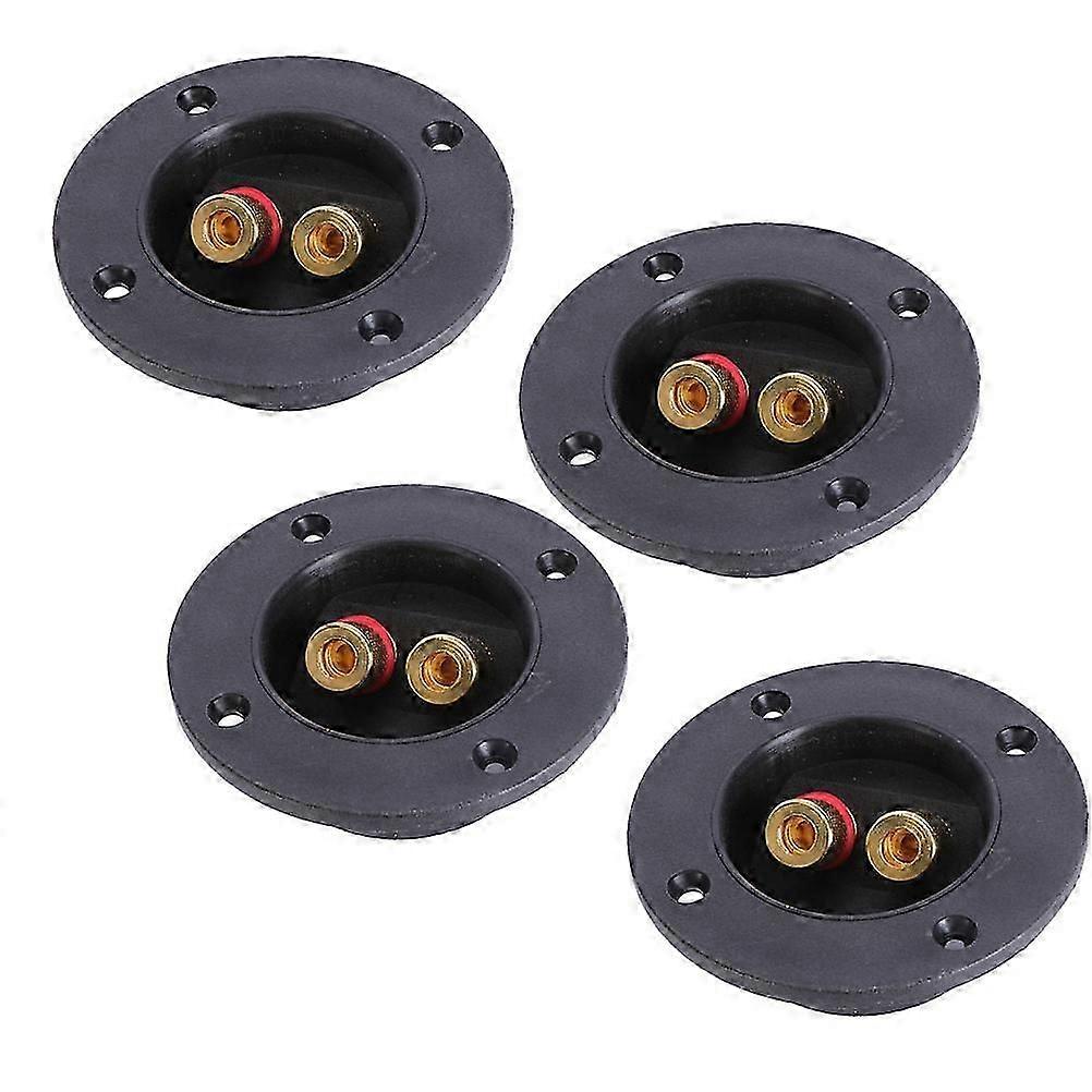 4 Sets Wire Terminals Loudspeaker Connector Subwoofer Enclosure ...