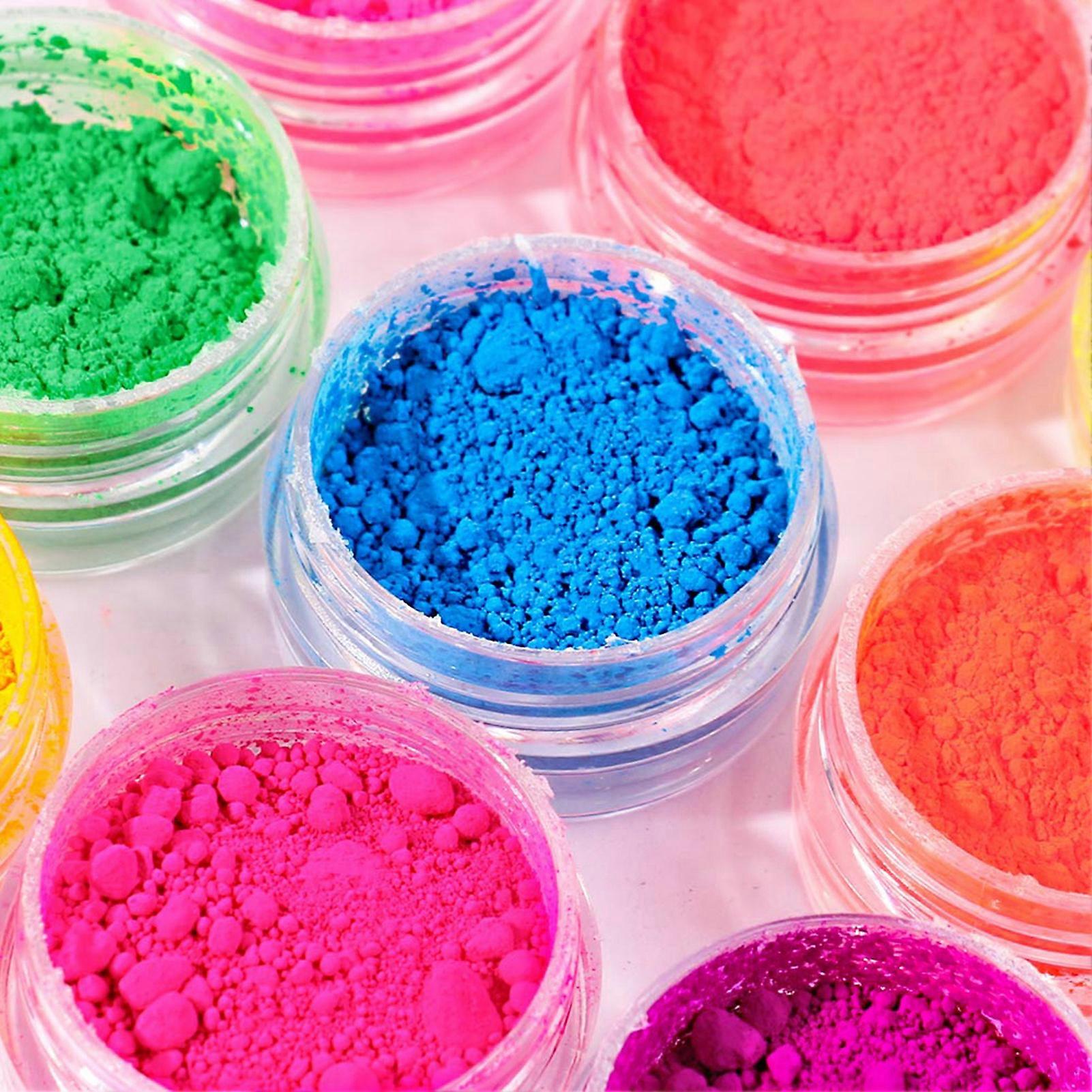 BEPTV45 12 colors fluorescent powder luminous powder super bright ...