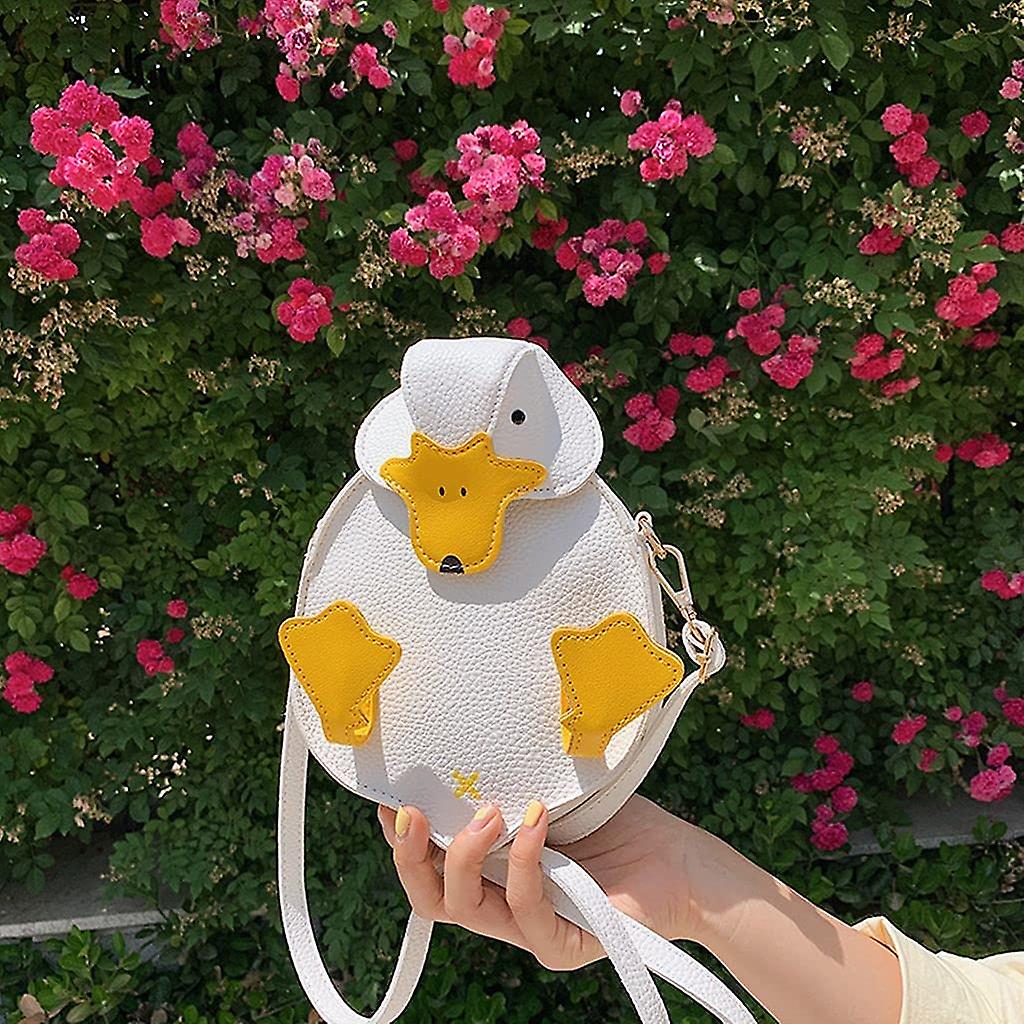 Duck Purse Small Pu Leather Crossbody Bag 3d Cartoon Ducking Shoulder ...