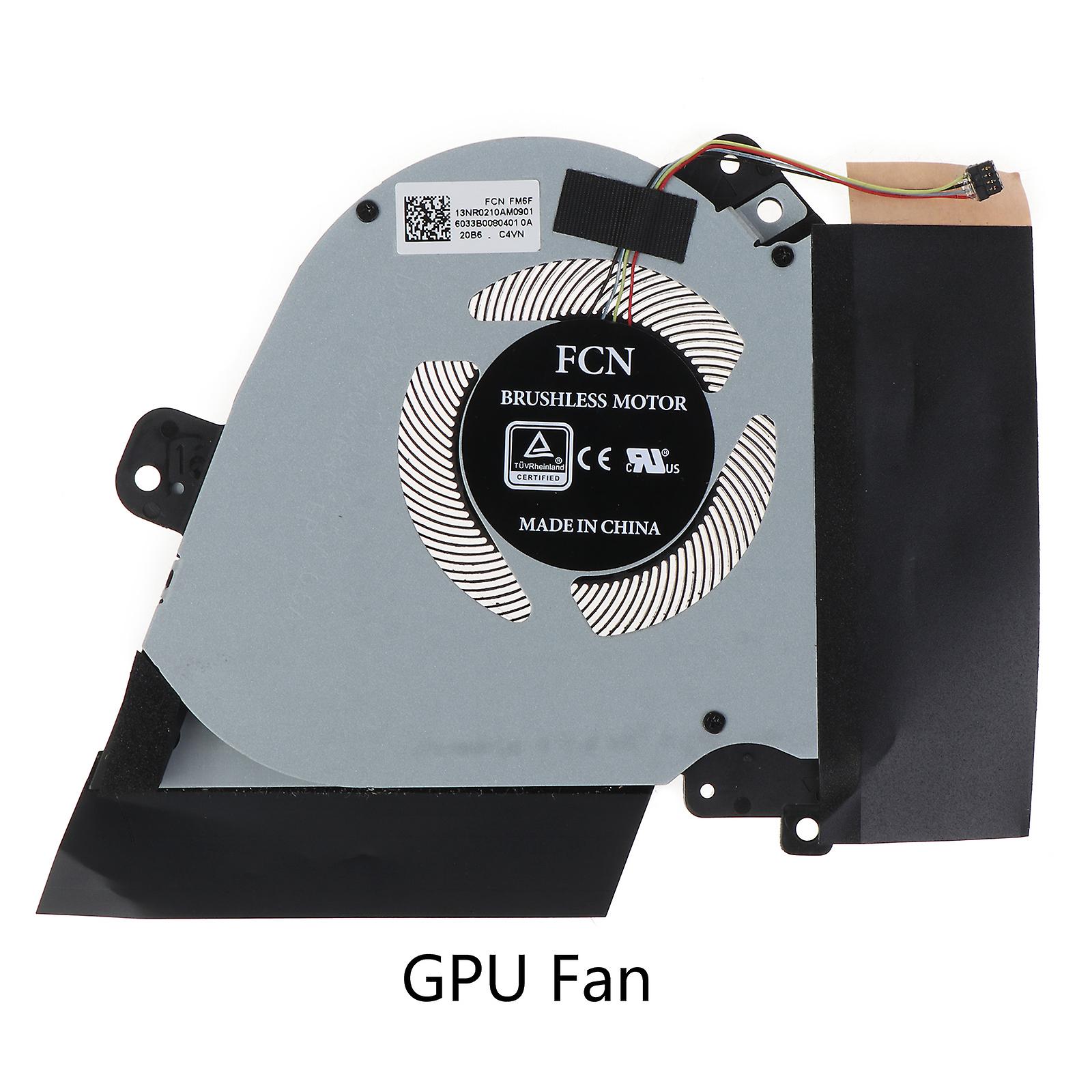 Cpu Gpu Fan Laptop Cooling Fan Dc5v 0.5a 4pin Radiator For Rog Zephyrus ...