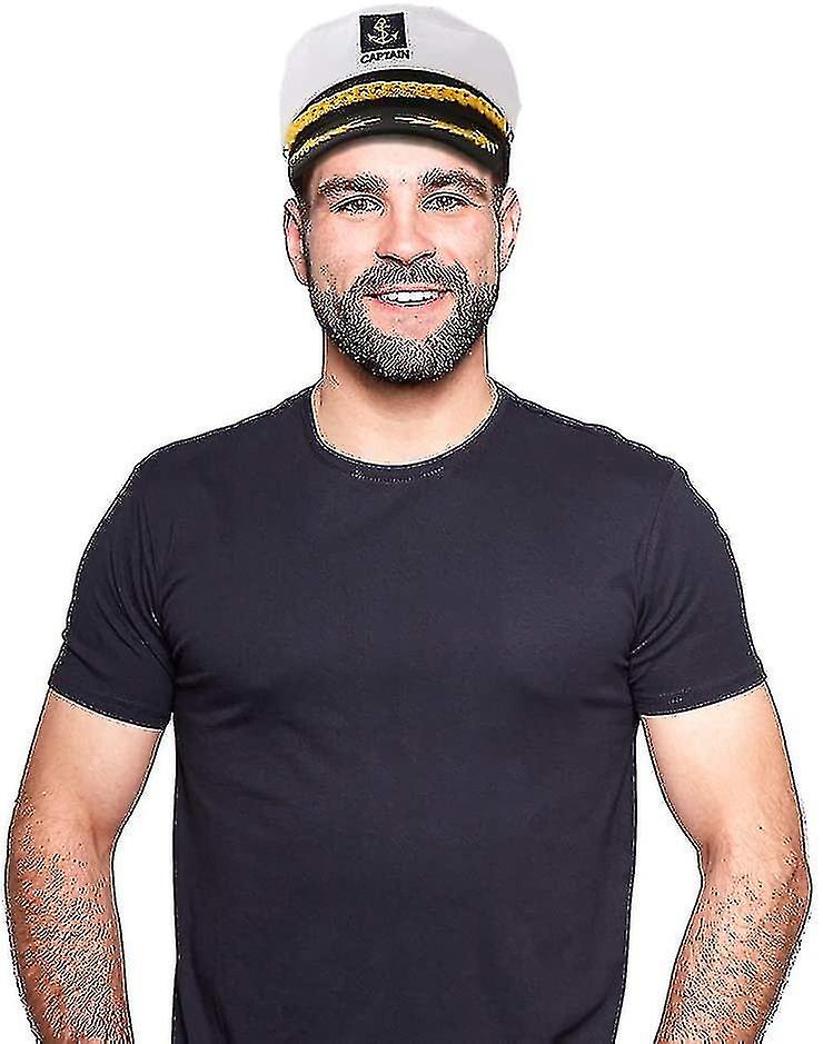 Adult Sailor Hat Adjustable Captains Hat Cosplay Sailor Ship Boat ...