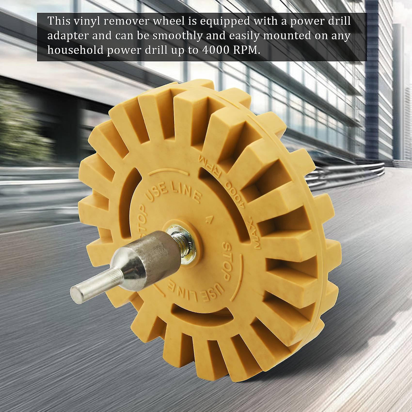 Eraser Wheel Decal Remover Set 4 Inch Adhesive Sticker And Vinyl ...