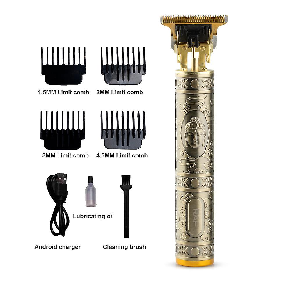 Barber Electric Household High Power Shaving Head Electric Pusher Retro ...