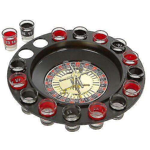 Drinking Roulette Party Set Spin Shot Stag Hen Game Glass Games Adult ...