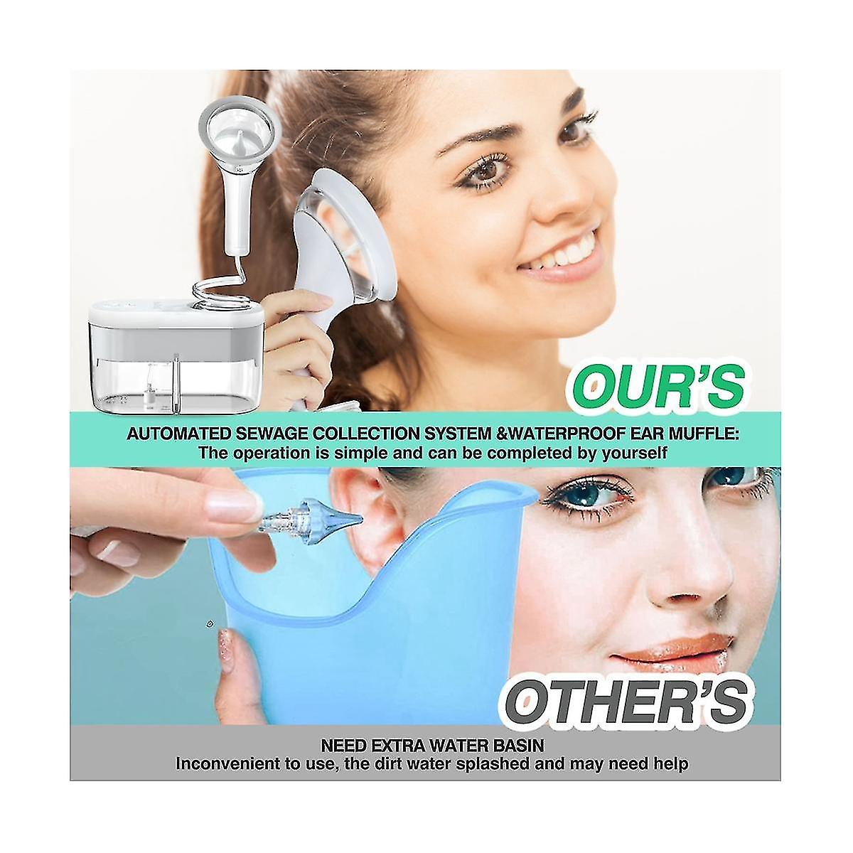 1pcs Electric Ear Water Cleaner Earwax Irrigation System Safety Ear ...