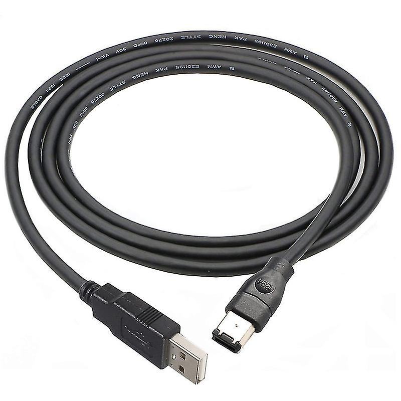For JUNSUNMAY 1.8m Firewire IEEE 1394 6 Pin Male to USB 2.0 Male ...