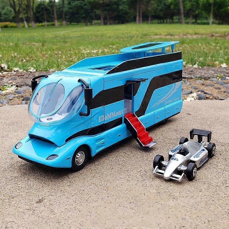 Alloy Luxury RV Recreational Dining Car Model Metal Toy Camper Van ...