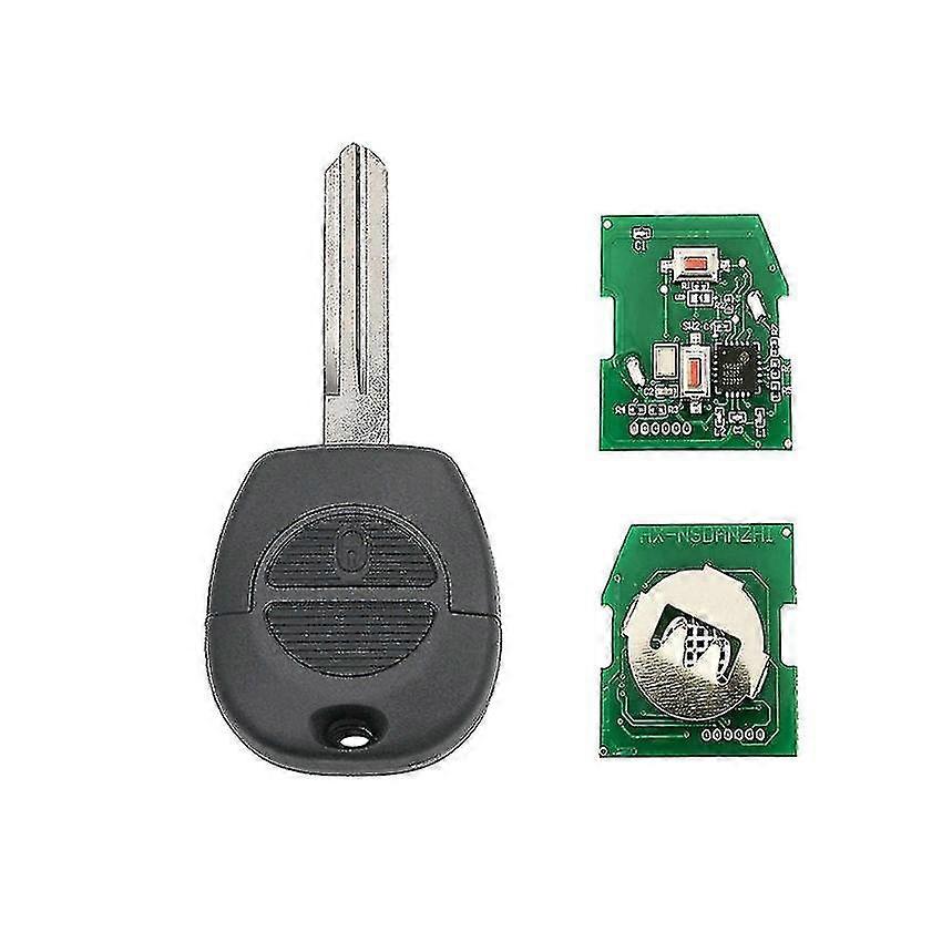 Remote Key Head 2 Buttons 433mhz For Nissan Patrol Almera Micra Primera ...