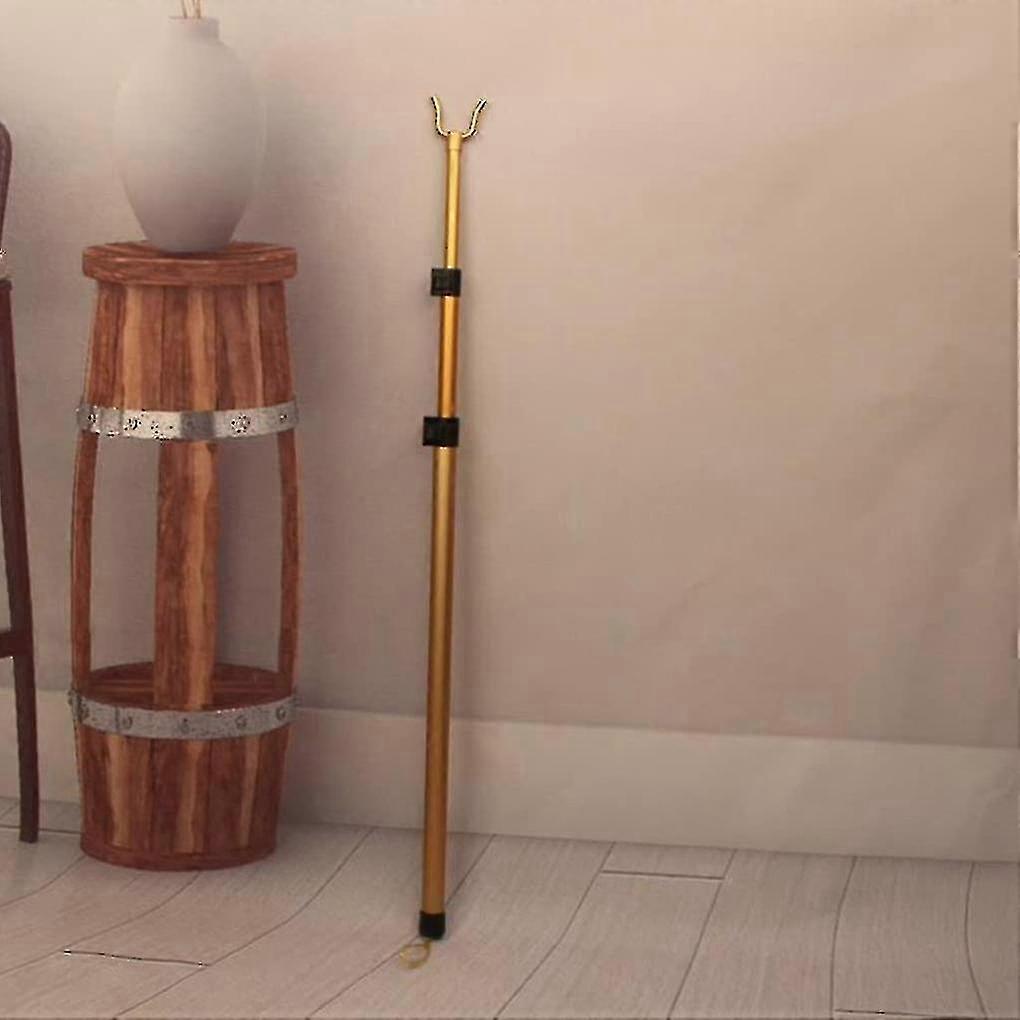 Long Reach Pole Hook Clothes Drying Pole Telescoping Closet Reacher ...