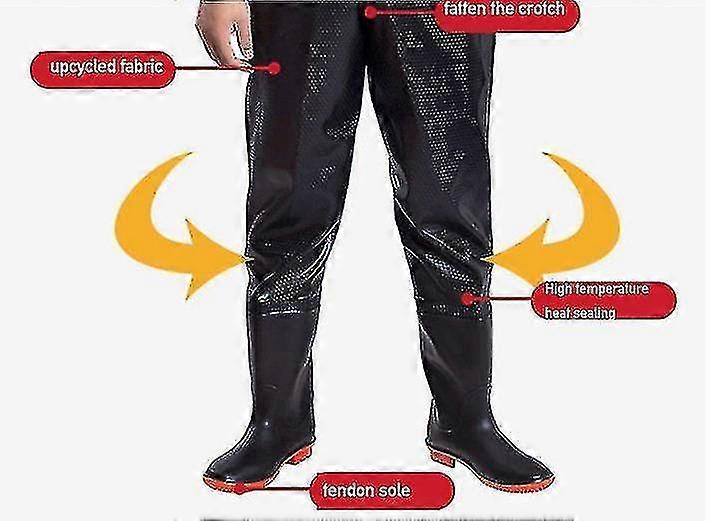 Waterproof Men's Full Body Water Pants, Water Shoes, One-piece Wading ...