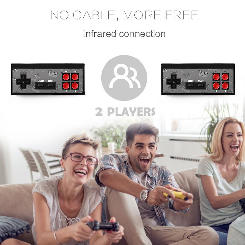 Usb trådløs håndholdt tv-video konsol bygge i 750 spil til nes konsol ...