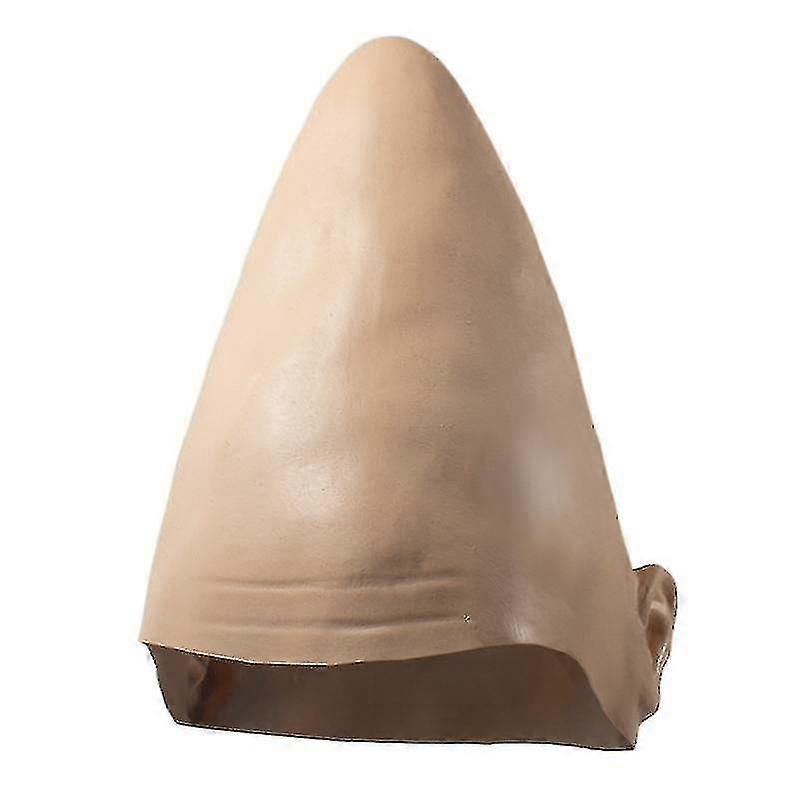 Halloween Alien Coneheads Egg Head Headgear Mask Horror Helmet Latex ...