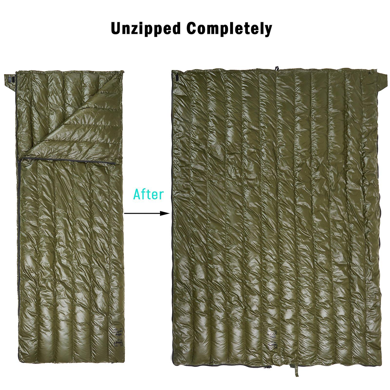 Mt ultralight down sleeping bag 41-68 degree f 400 fill power 3 seasons ...