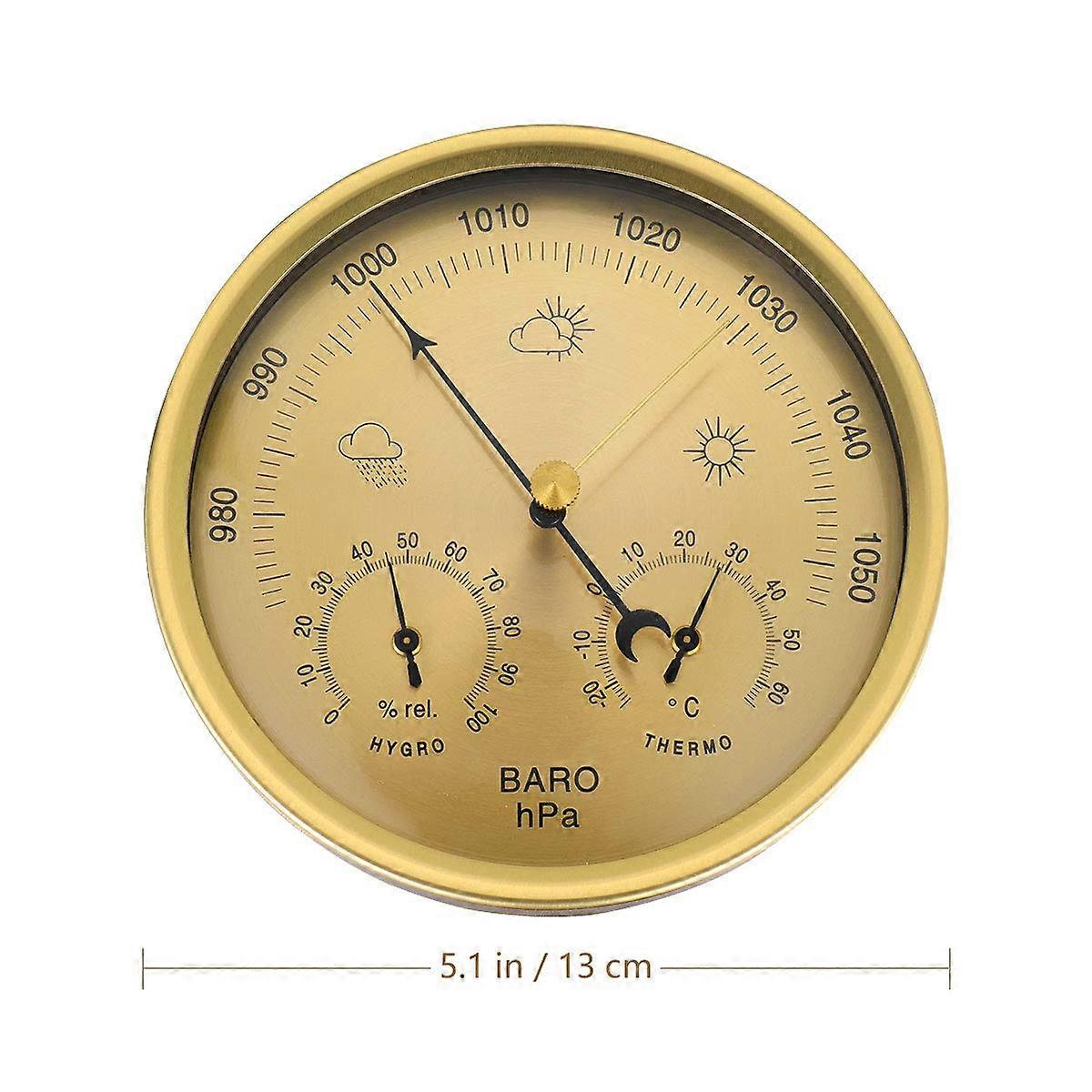 Precision Aneroid 3 in 1 Barometer Weather Station Barometer ...