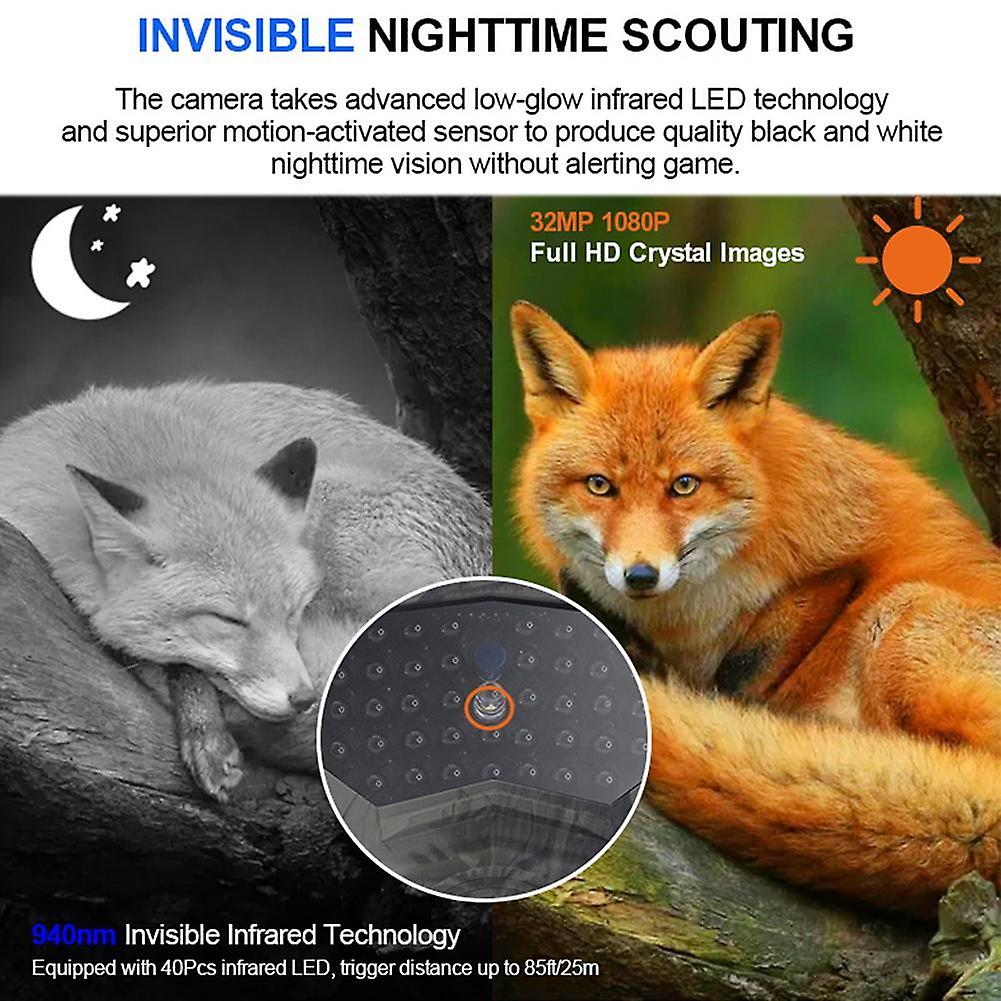1080P wildlife camera outdoor trail hunting camera night vision ...