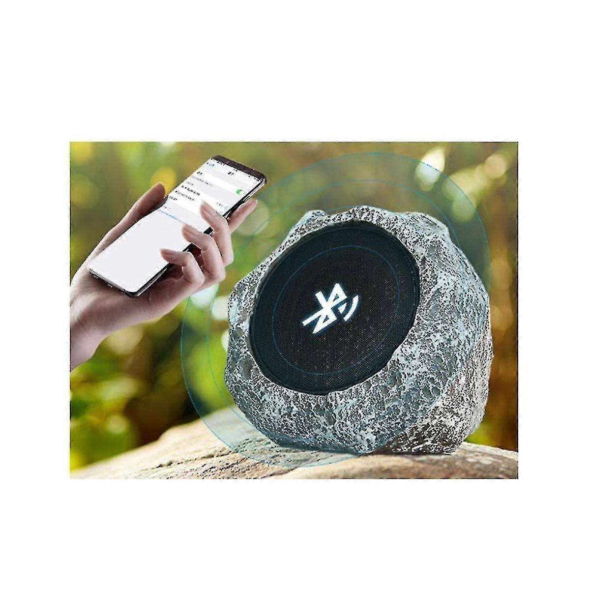Solar Wireless Bluetooth Speaker-garden Sound Waterproof Remote Control ...