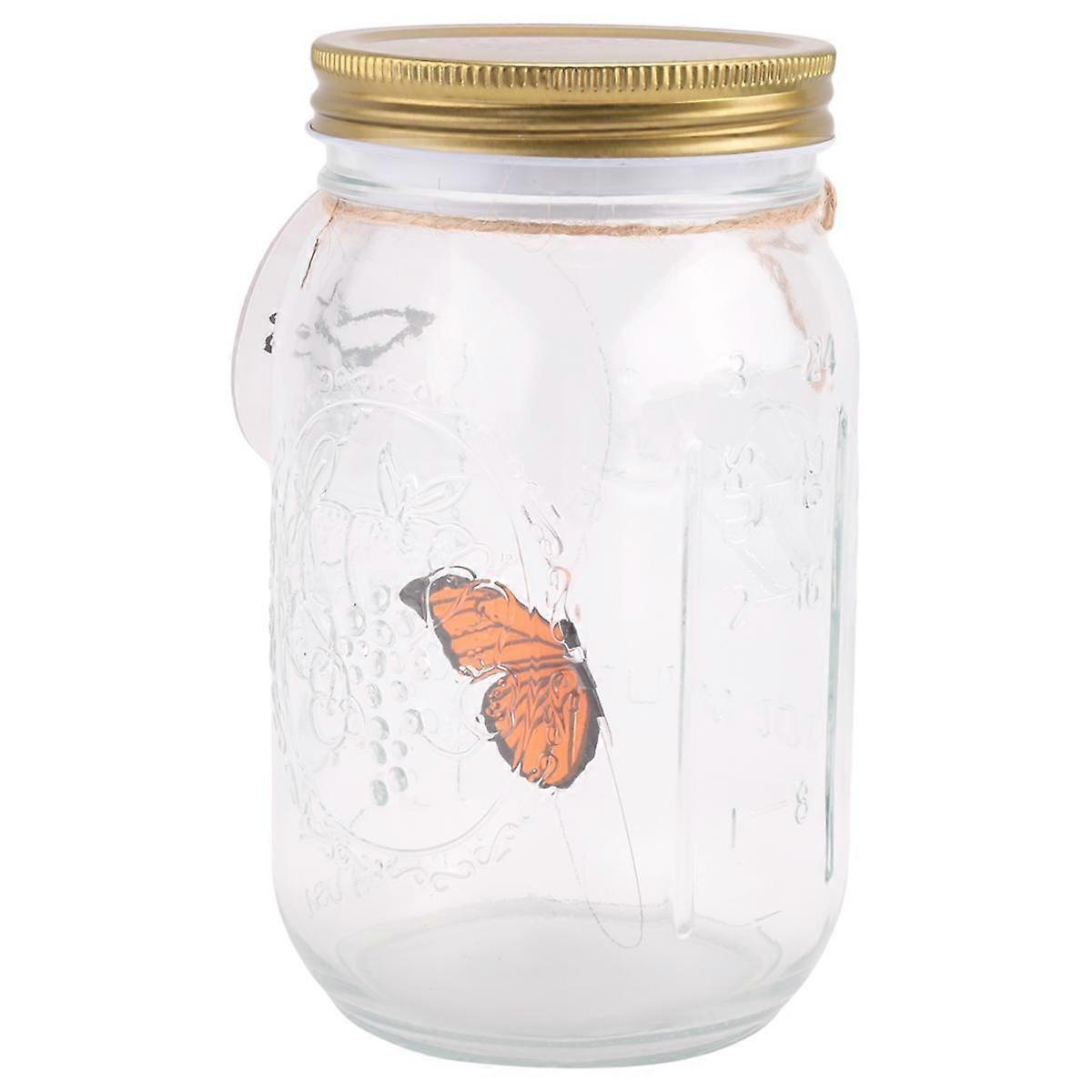Simulation Butterfly Collection in a Jar, Butterfly Jar That Moves, LED ...