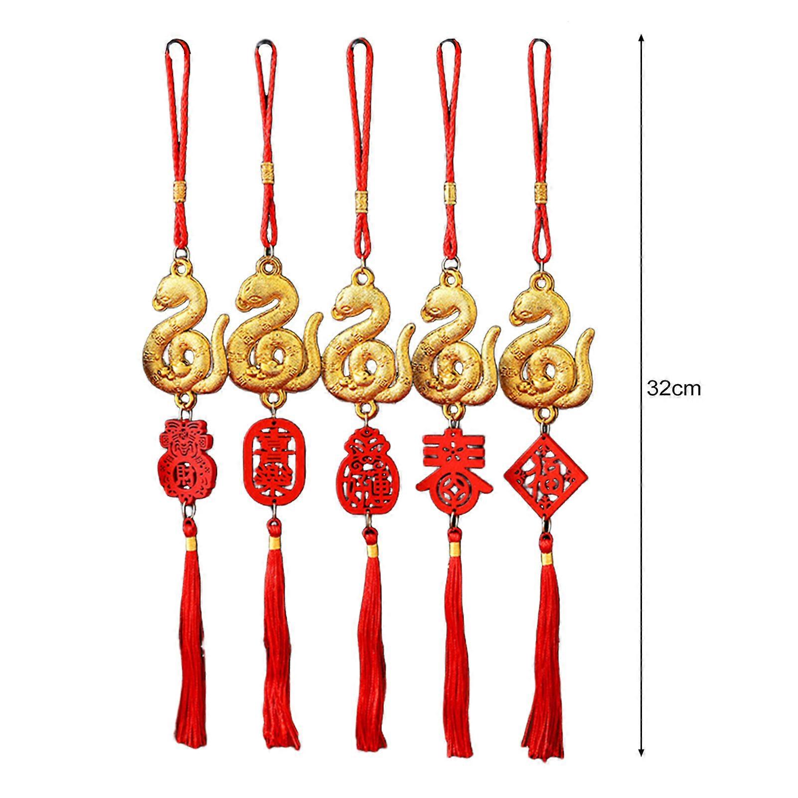 Snake Ornament 2025 Year of The Snake Feng Shui Decor Chinese Lunar New ...