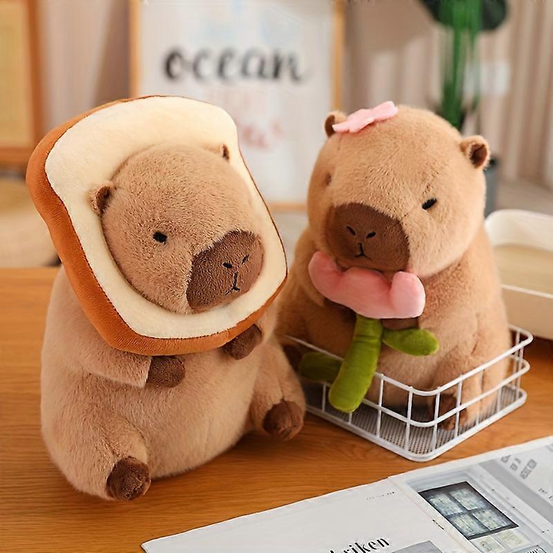 Sedící Capybara Gate Doll Kapibala Doll Plyšová hračka Ošklivá ...