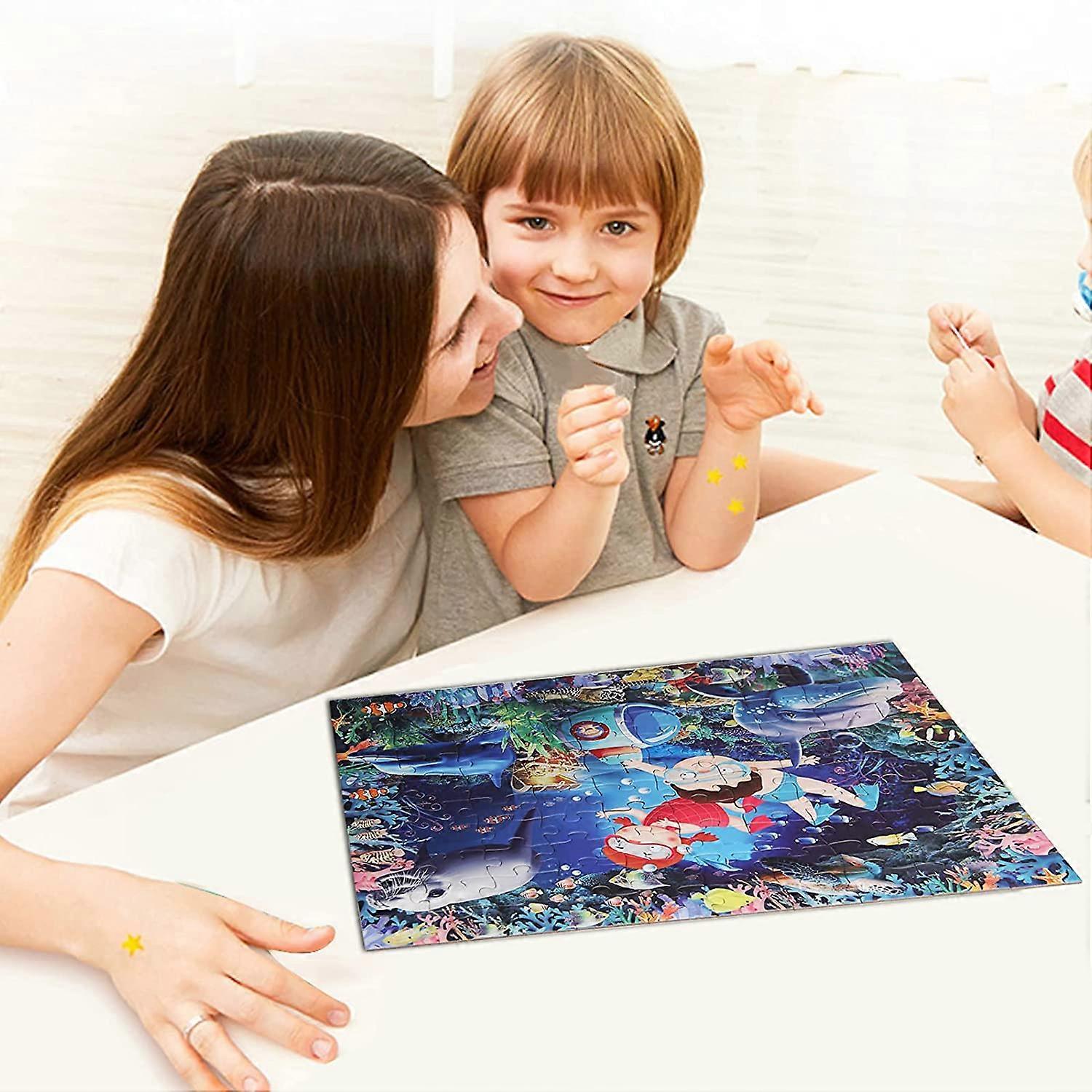 Puzzles for Kids Ages 4-8, 8-10, 10 and Adults 100 PCS Ocean Explore ...