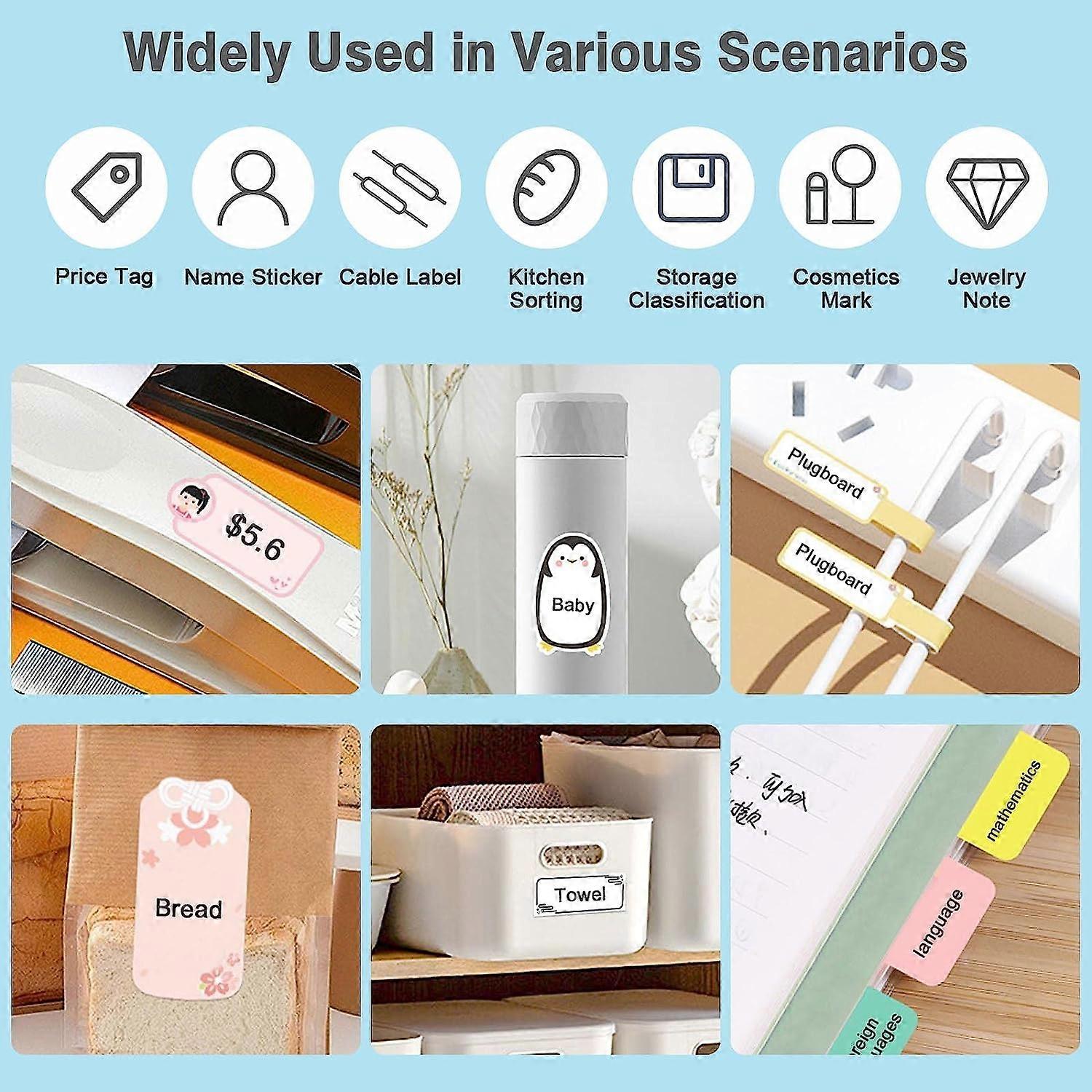 Handheld Label Maker Machine, Portable Label Maker Machine, Sticker ...