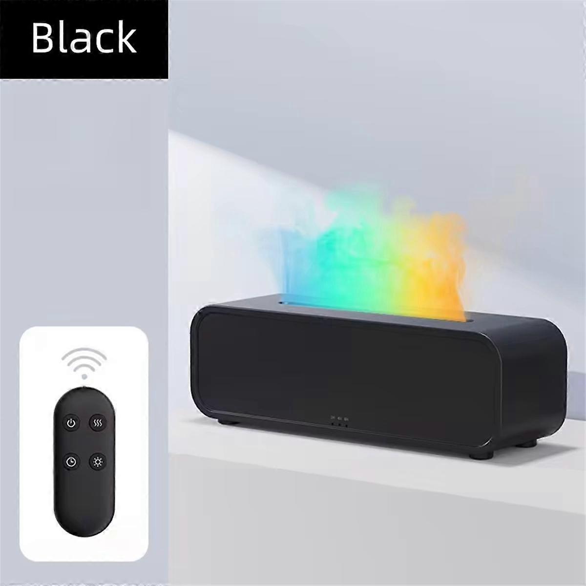 7-Color Light Simulation Flame Aromatherapy Machine Remote Control ...