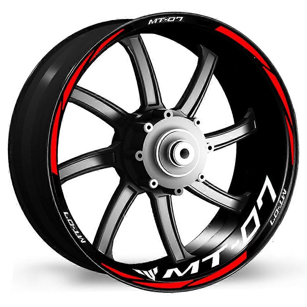 Reflective MT-07 Motorcycle Wheel Stickers Reflective Rim Decal Logo ...