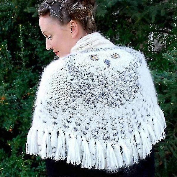 160cm Retro Owl Scarf, Hedwig Knitting Pattern Thick Warm Winter Scarf ...