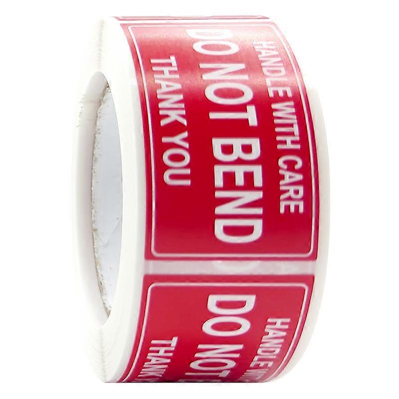 1 Roll 250 Pcs Handle With Care Do Not Bend Thank You Stickers Label ...