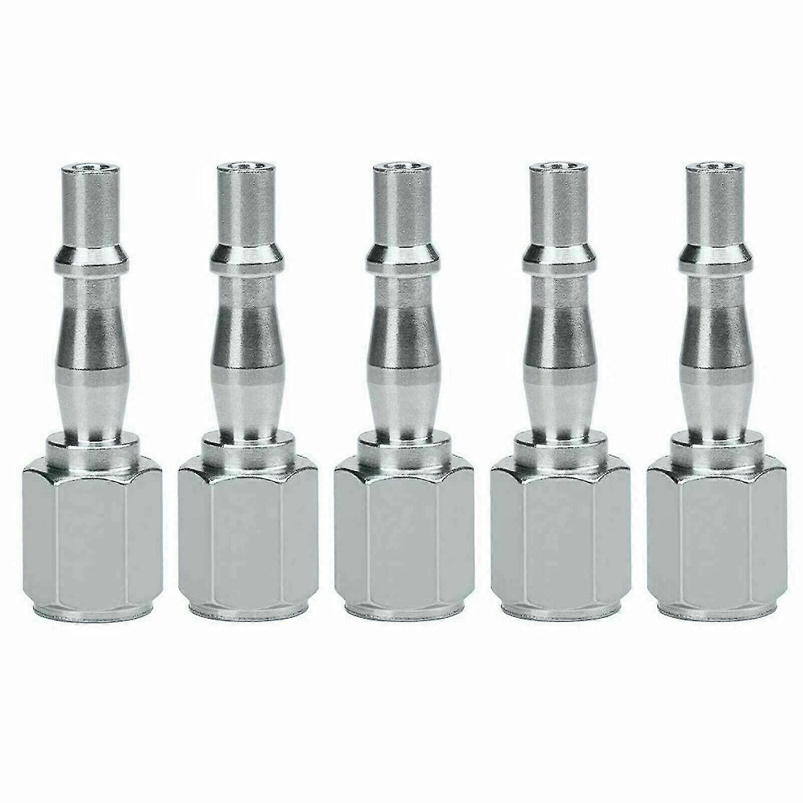 10 Pcs Air Line Connectors - 1/4" Bsp Stainless Steel Compressor ...