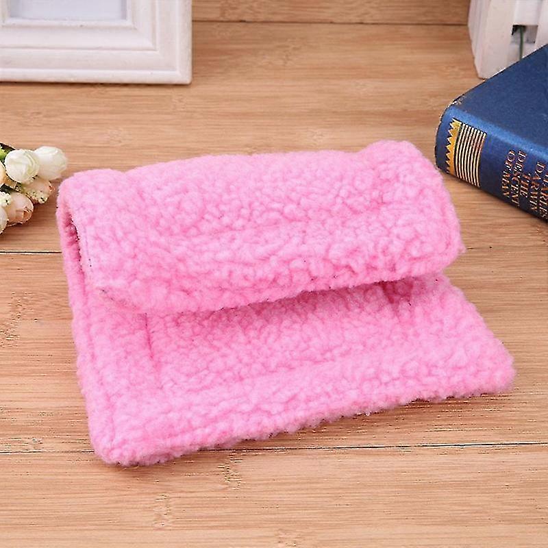 Double-sided Small Pet Warm Mat Plush Hamster Small Mat Guinea Pig Nest ...