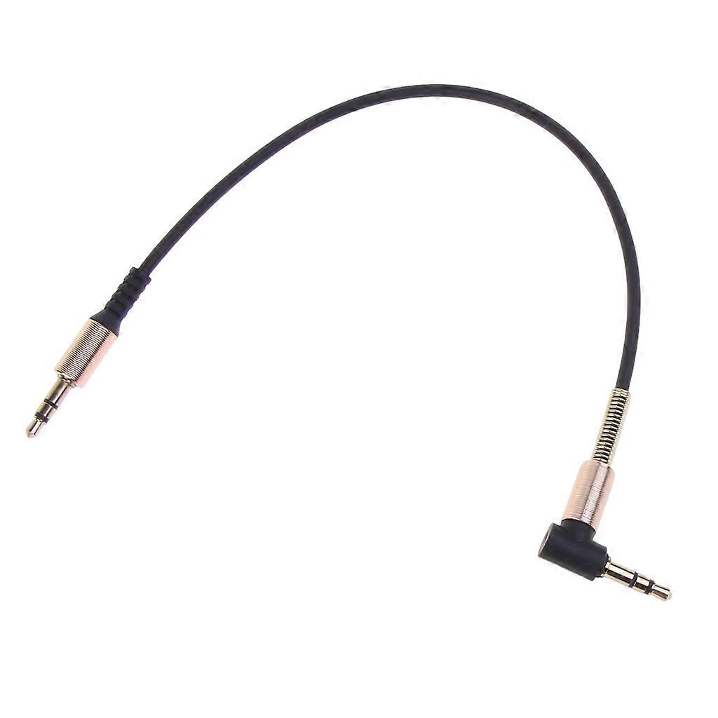 3.5mm Audio Cable, 90 Degree Right Angle 3-Conductor Stereo Aux Cable Cord 3.5mm Male to Male ...