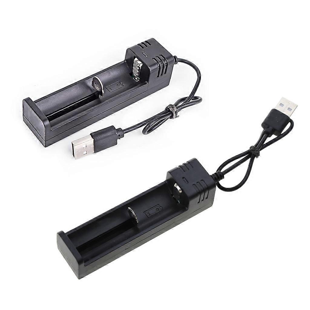 USB li-ion Battery Charger 3.7V for 18650 16340 14500 26650 Lithium ...